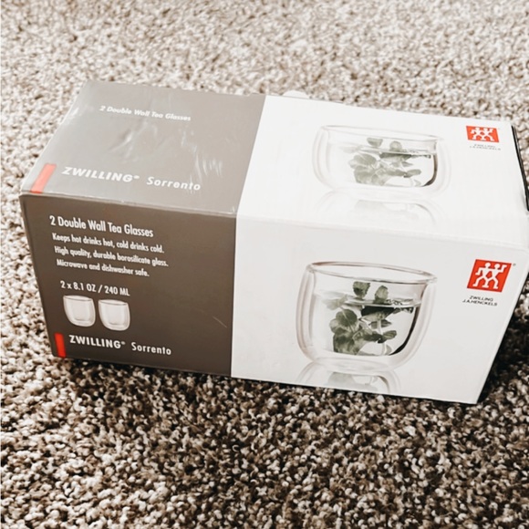ZWILLING J.A. Henckels | Kitchen | Nwt Zwlling Sorrento Double Wall Tea Glasses | Poshmark